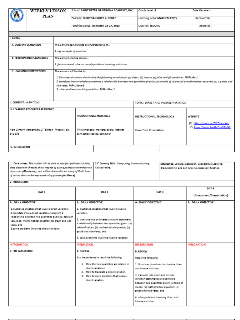 Math-9-Q2-Wk1 Nebre | PDF | Demand | Equations