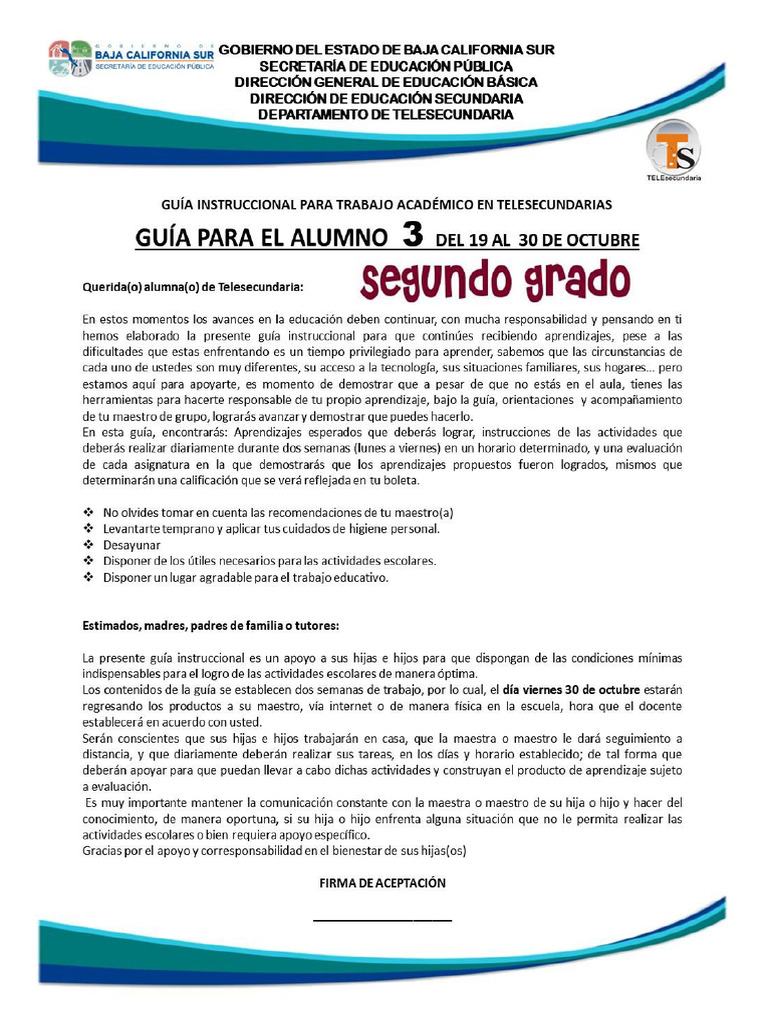 3 SEGUNDO GRADO ALUMNO | PDF | Ecuaciones | Lengua española