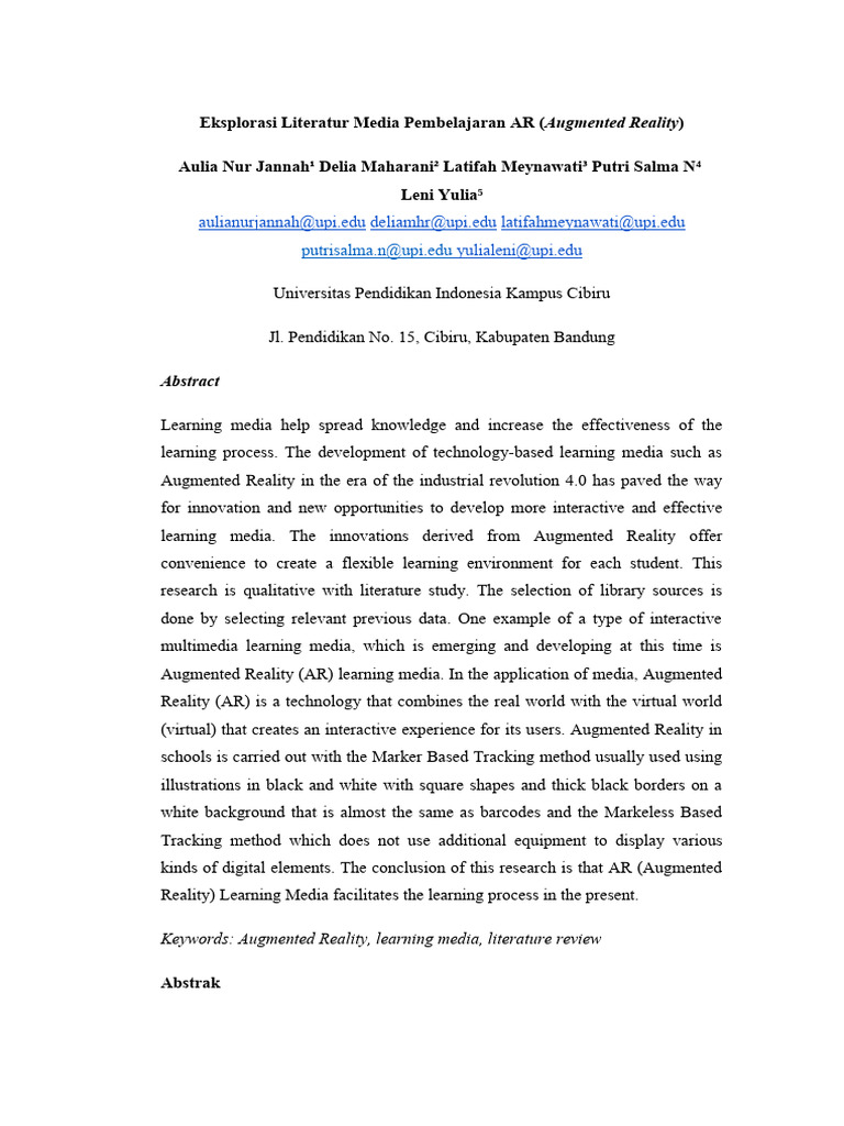 Kelompok 7 - UTS PT 2 | PDF | Information Science | Augmented Reality