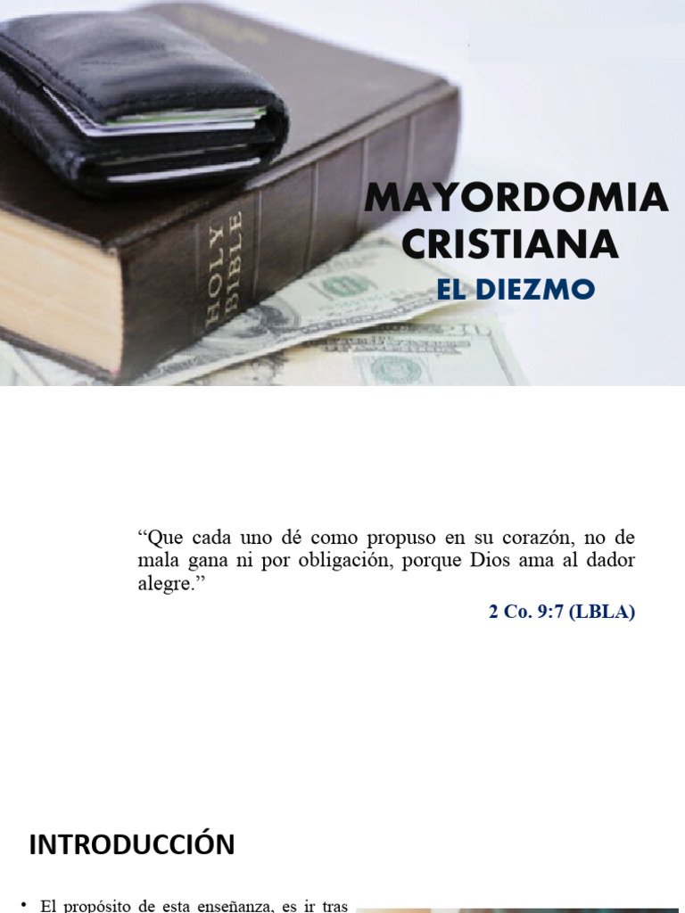Mayordomia Cristiana | PDF | Diezmo | Abrahán