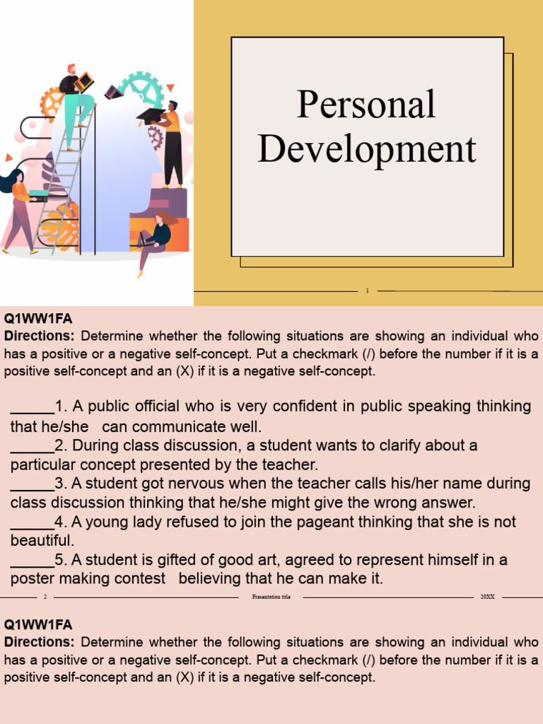 Q1L1 - Knowing One Self | PDF | Learning | Creativity