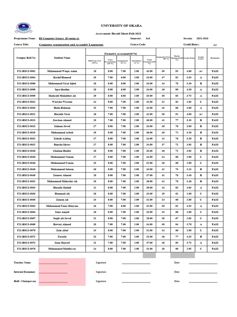 BSCS 3 e A Coal | PDF | Evaluation | Educational Assessment And Evaluation BSCS 3 e A Coal | PDF | Evaluation | Educational Assessment And Evaluation