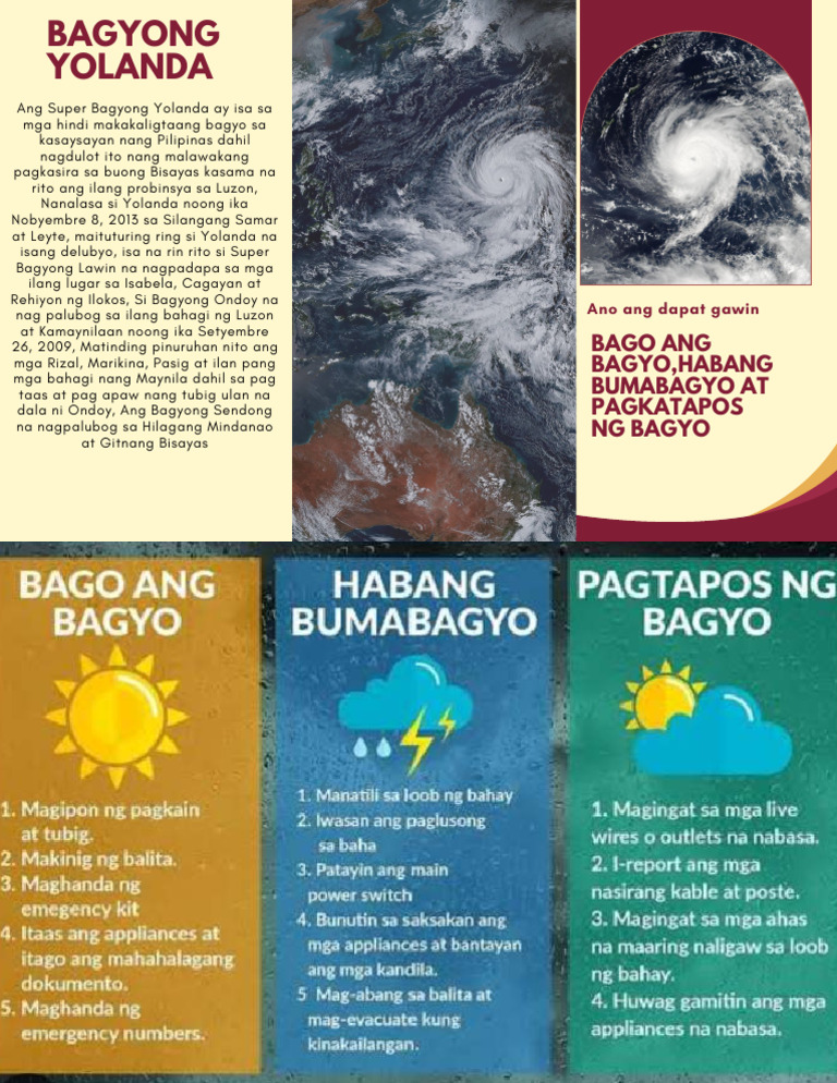 Bagyong Yolanda: Bago Ang Bagyo, Habang Bumabagyo at Pagkatapos NG ...