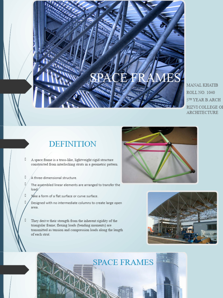 Space Frames Report | PDF | Truss | Physical Sciences