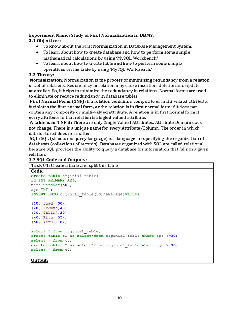 Database Lab3 | PDF | Databases | Data Management Software