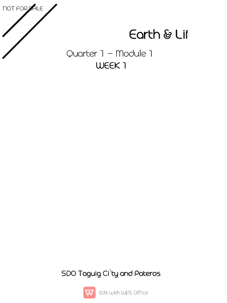 q1m1 Earth Structure and Spheres | PDF | Earth Sciences | Earth