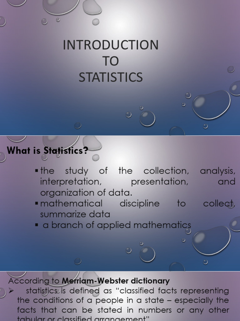 Statistics Pdf Statistics Sampling Statistics