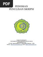 Buku Pedoman Seminar Proposal (Sempro) | PDF