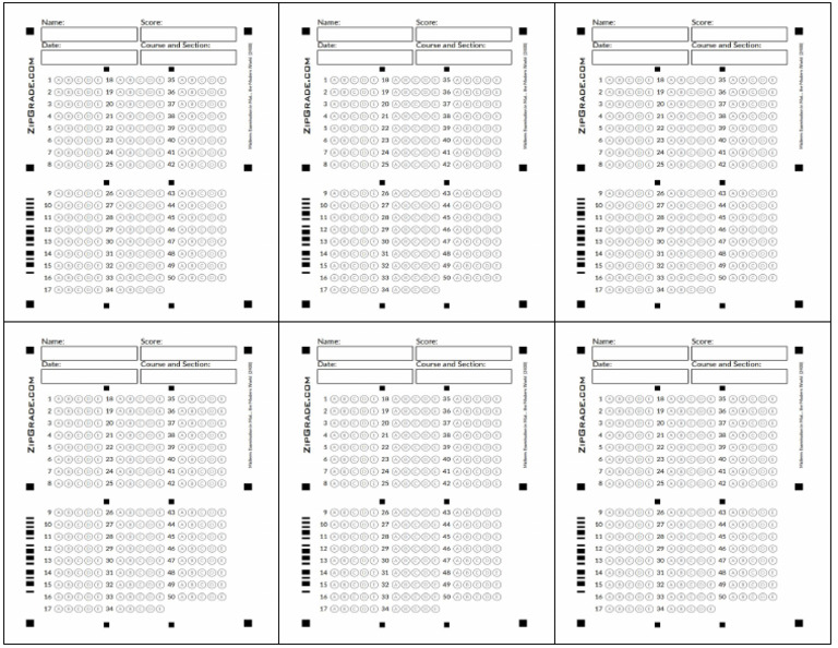 Answer Sheet - Midterm Examination | PDF