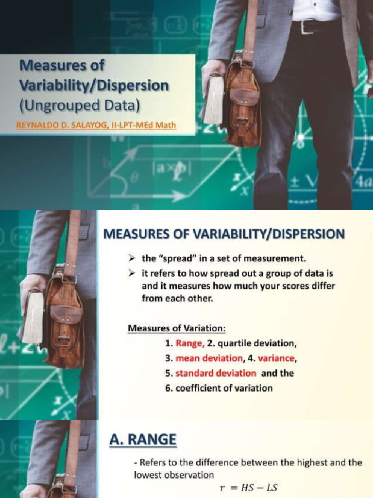 6 Measures-of-Variability-Grouped-and-Ungrouped-Data | PDF