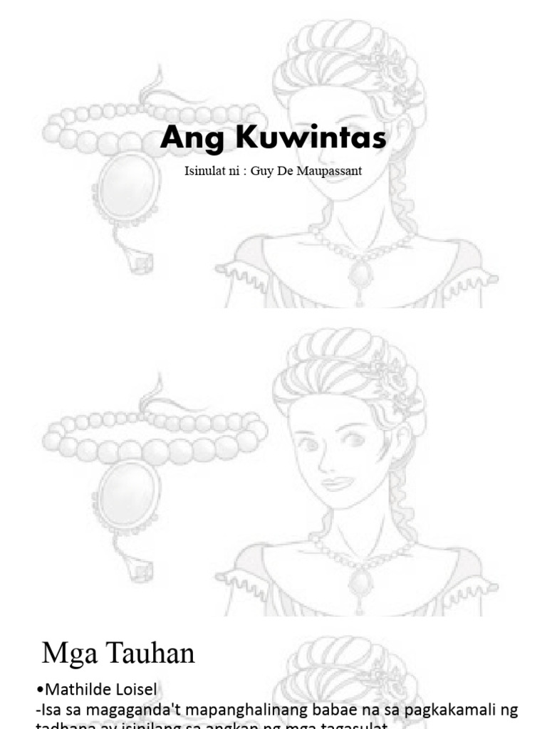 Ang Kuwintas | PDF