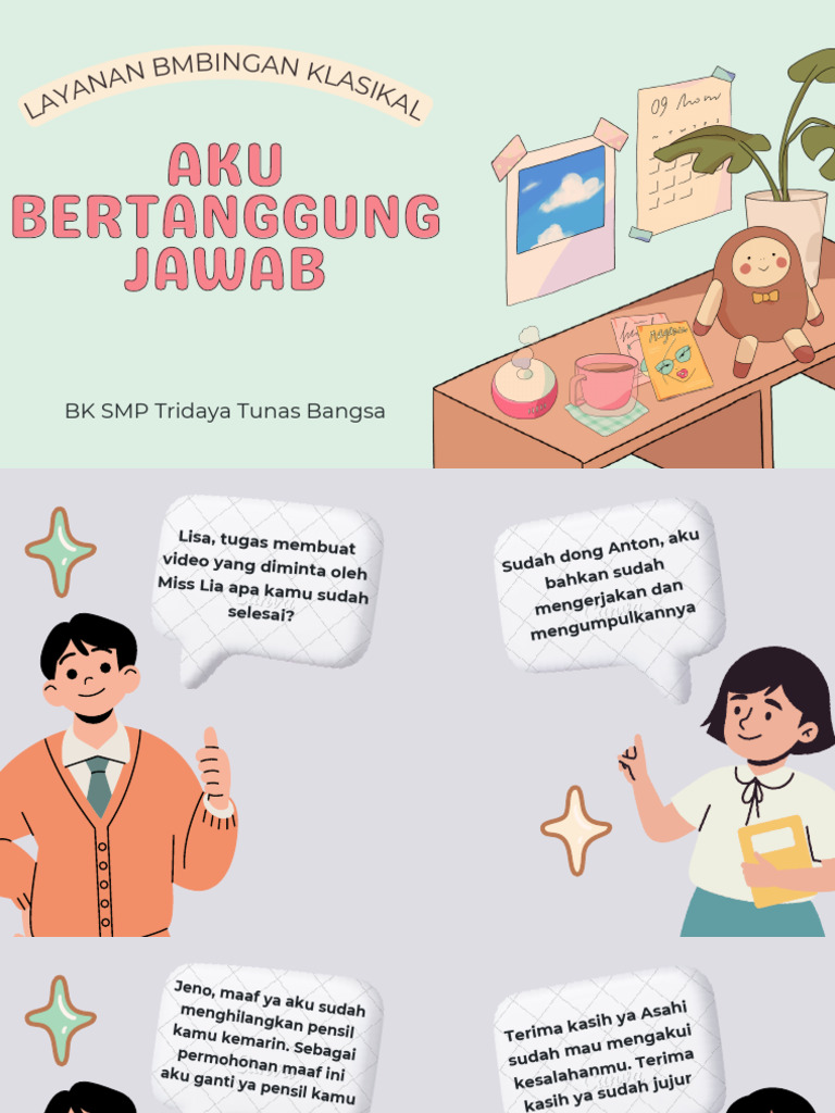 Materi Layanan BK (Aku Bertanggung Jawab) | PDF