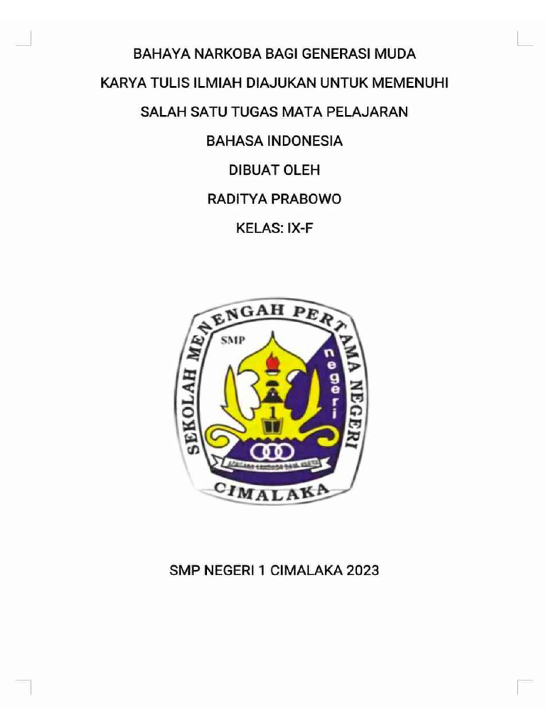 Contoh Makalah SMP | PDF