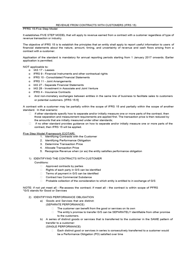 IFRS15 | PDF | Franchising | License