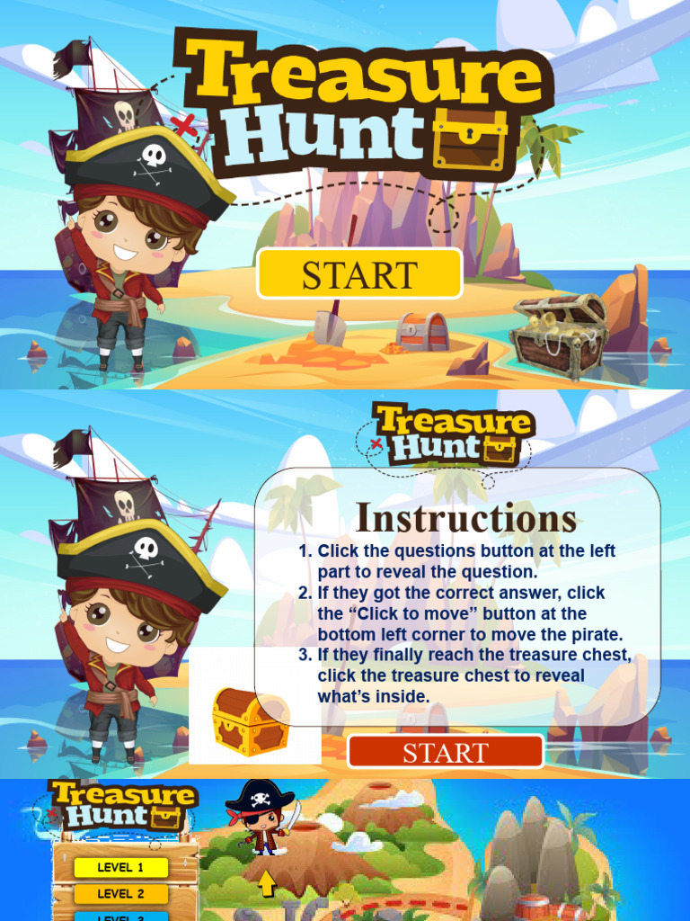 Treasure Hunting Powerpoint Template Pdf