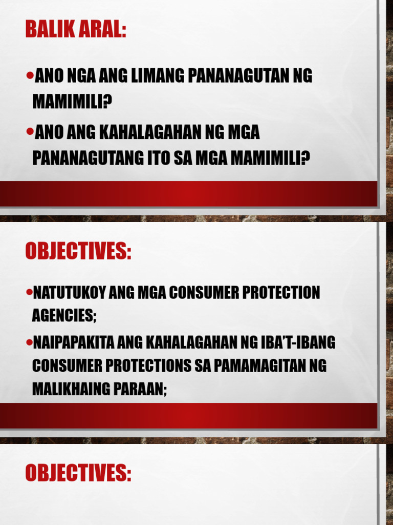 Consumer Protection Agencies | PDF