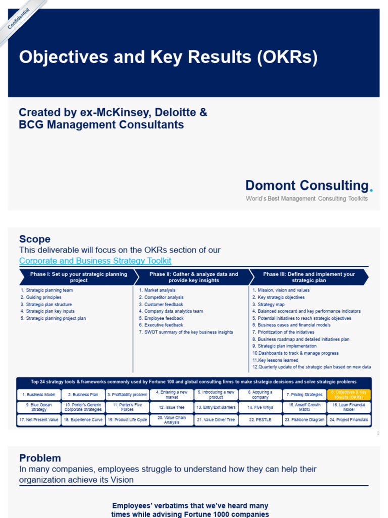 Effective OKRs for Strategic Planning | PDF | Strategic Management ...
