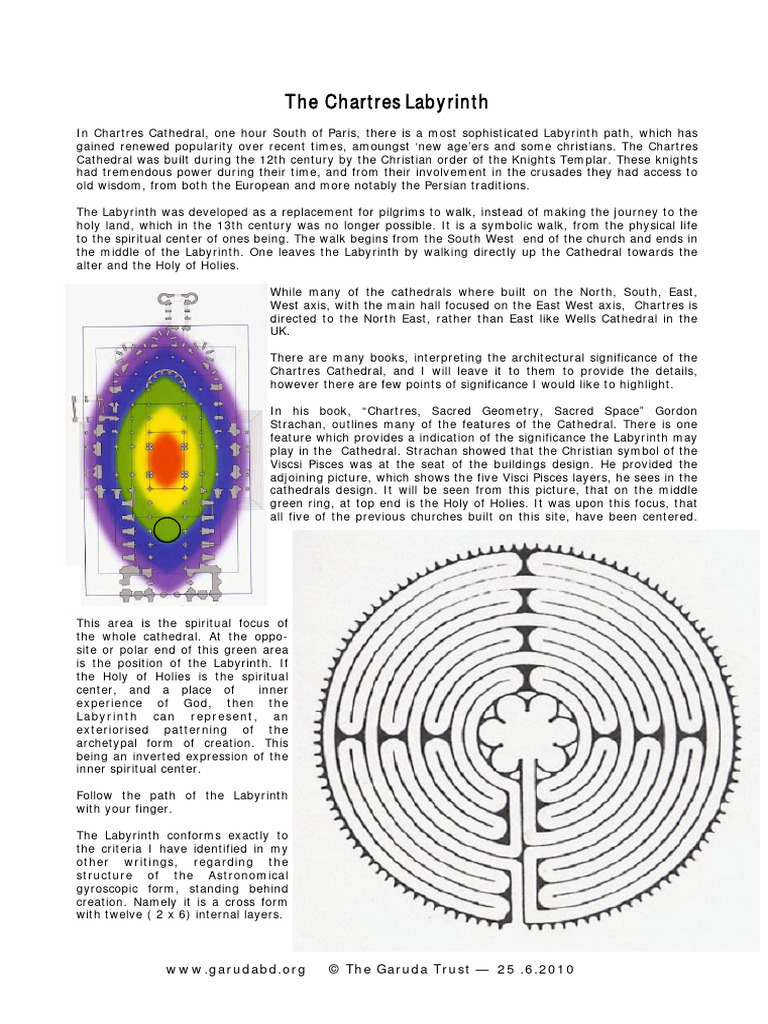The Chartres Labryinth (51895) | Download Free PDF | Labyrinth | Astronomy