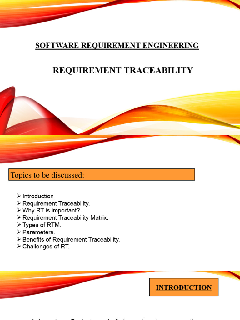 Requirement Traceability | PDF | Software Release Life Cycle | Systems Engineering