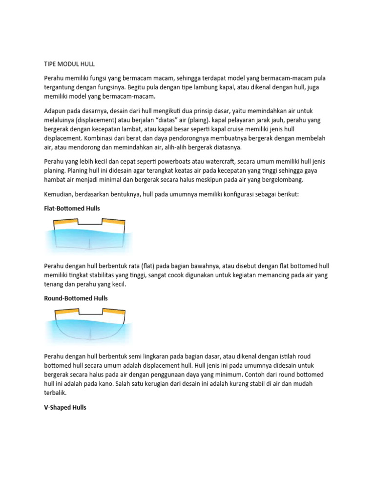 TIPE MODUL HULL | PDF