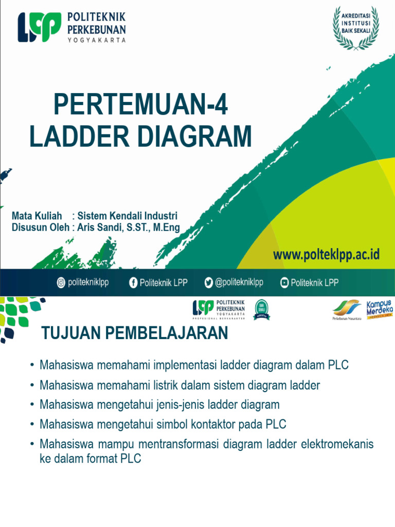 Simbol dan Implementasi Ladder Diagram | PDF | Sains & Matematika