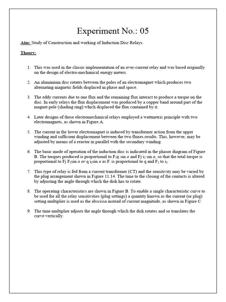 Experiment No 5 SWP | PDF | Electromagnetic Induction | Electrical ...