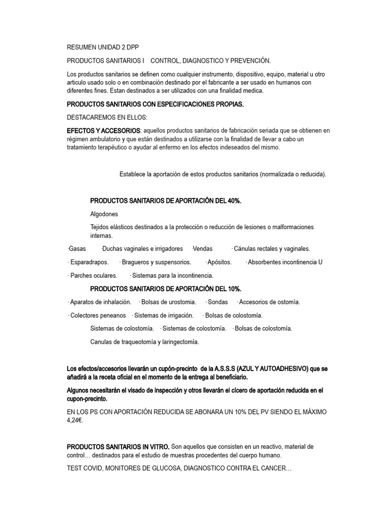 Resumen Unidad 2 DPP | PDF | Herida | Venas varicosas