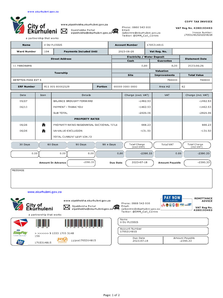 Proof of Residence | PDF