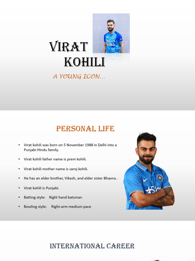 Virat Kohli: Cricket Career Overview | PDF