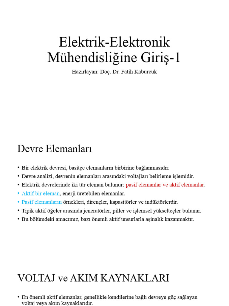 Ders Notu | PDF