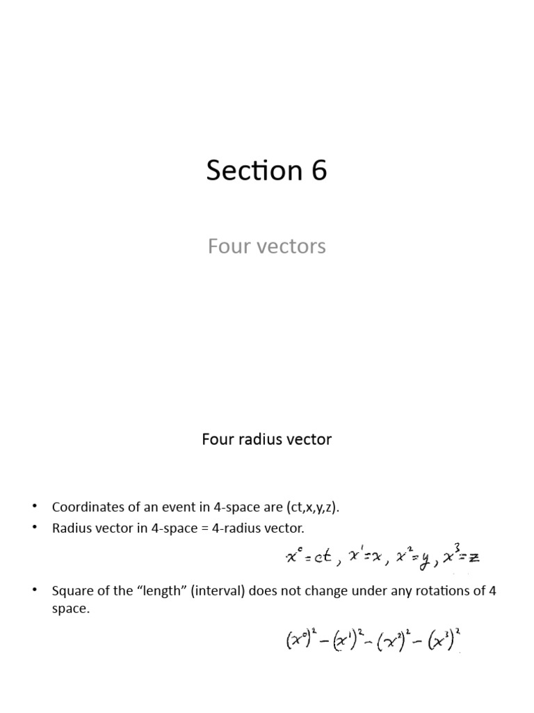 LL2 Sec 6 | PDF | Euclidean Vector | Differential Geometry