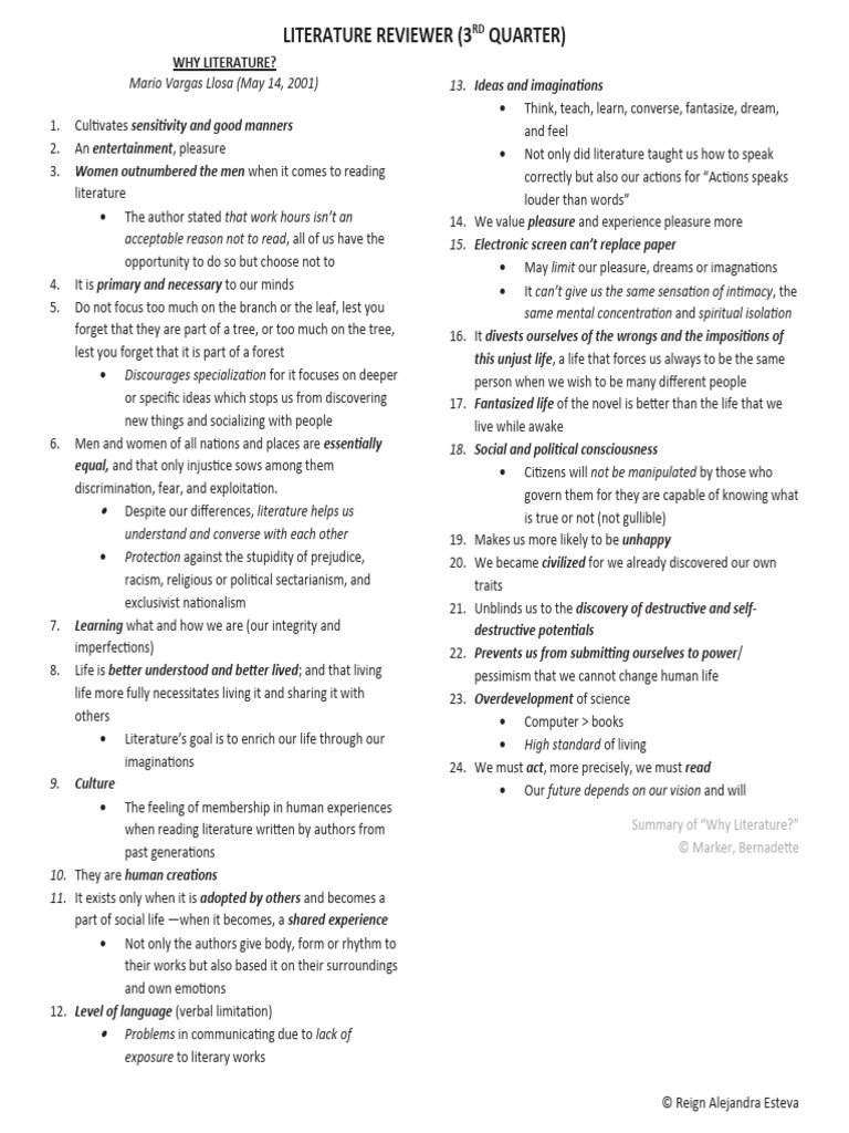 Literature Reviewer | Download Free PDF | Poetry | Tagalog Language Literature Reviewer | Download Free PDF | Poetry | Tagalog Language
