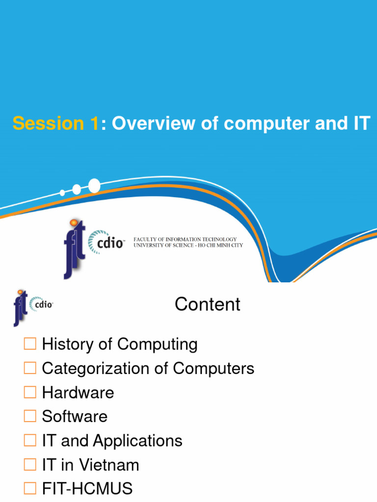 NMCNTT 1+2 Introduction | PDF | Computer Data Storage | Central Processing Unit