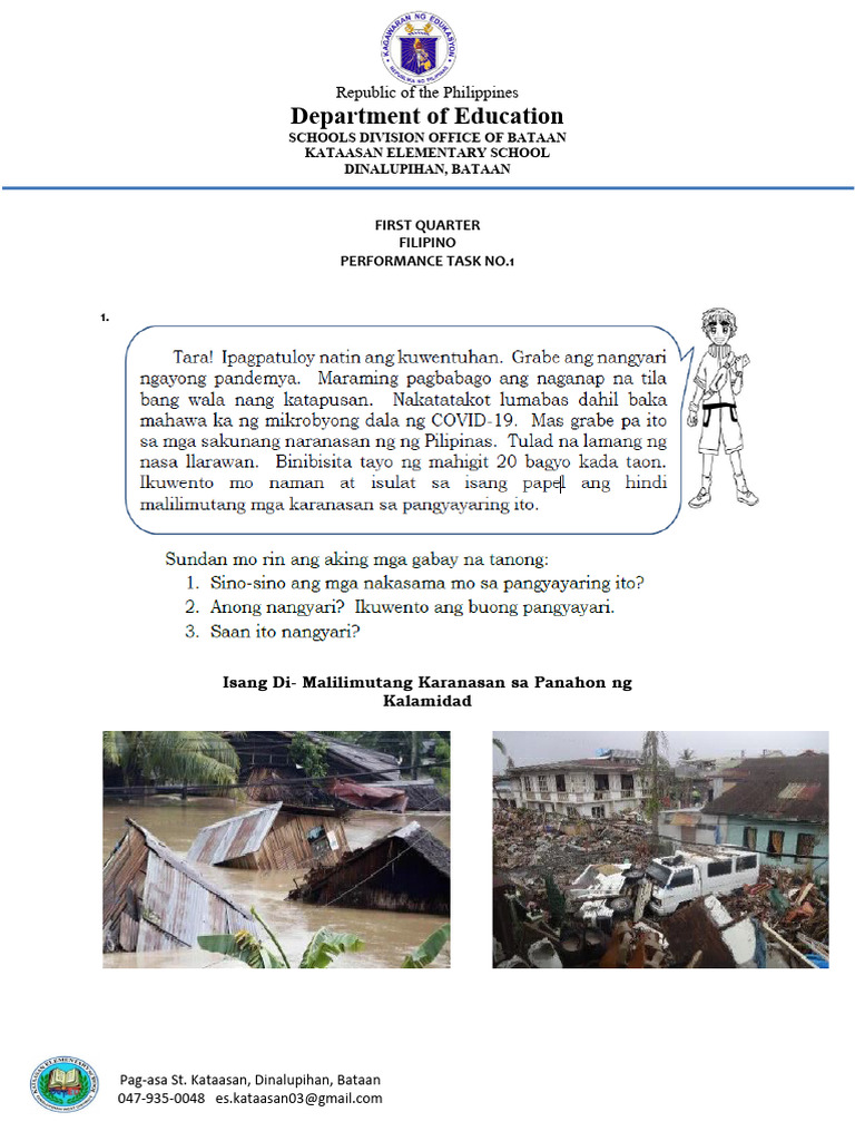 Ptask in Filipino | PDF