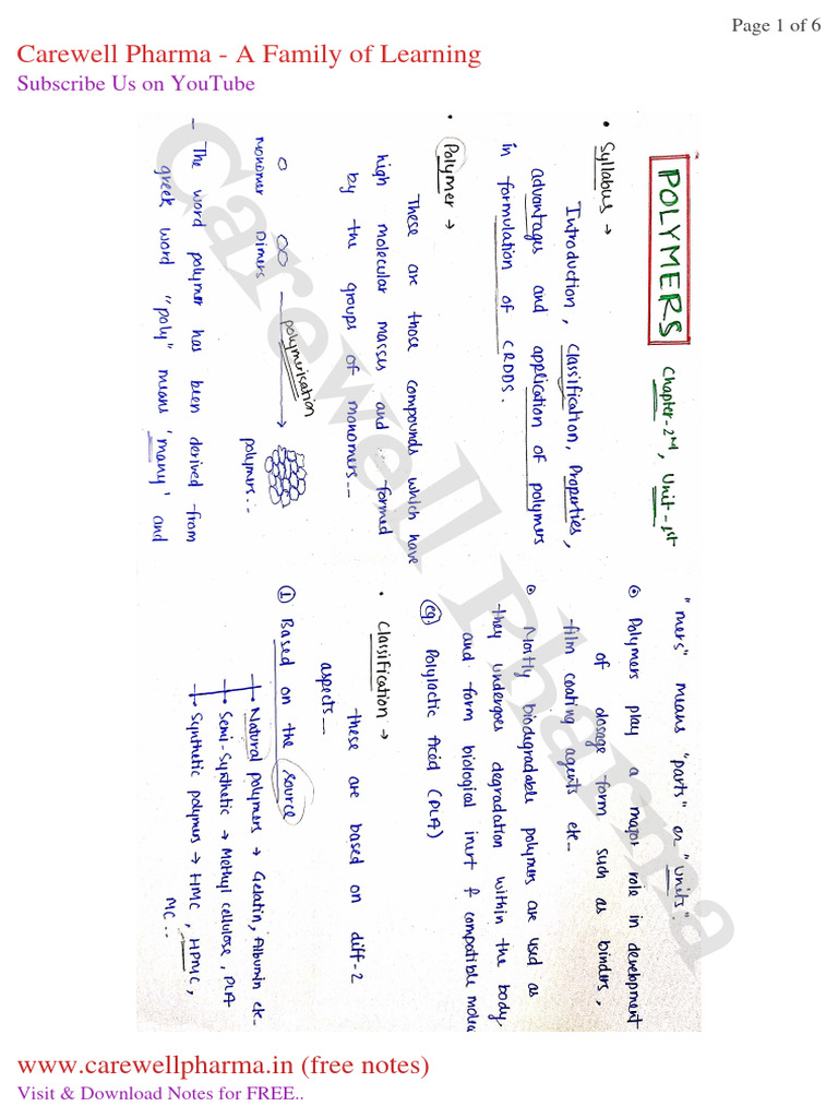 Chapter 2, Unit 1, Instrumental Methods of Analysis, B Pharmacy 7th Sem, Carewell Pharma ...