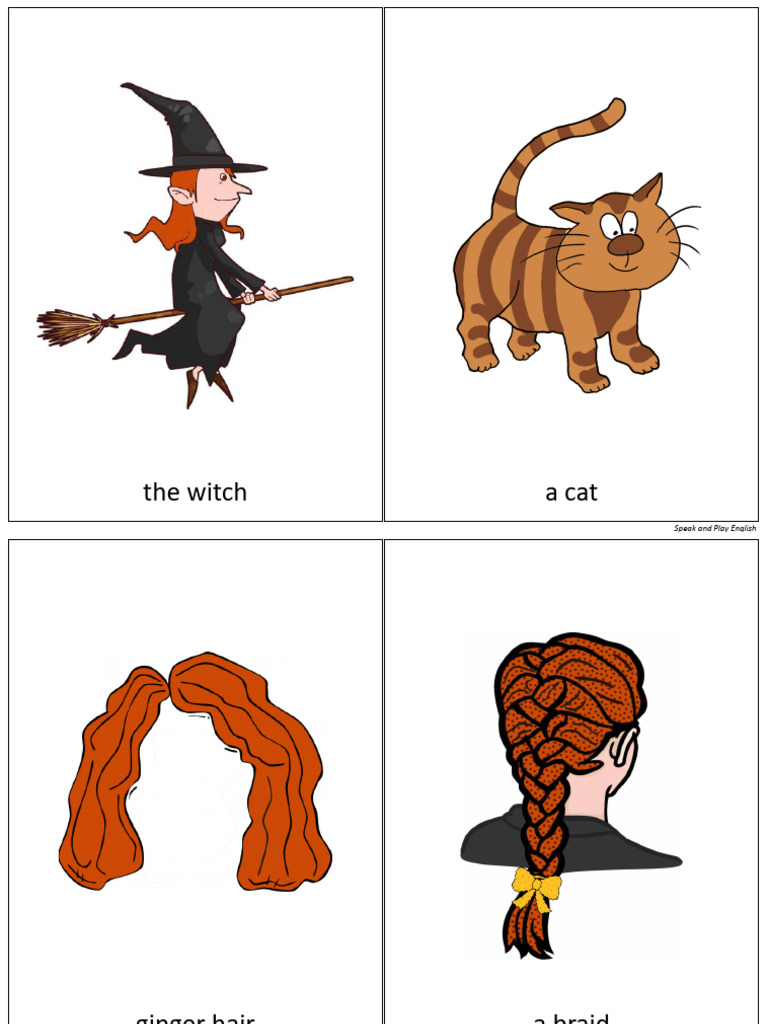 Room On The Broom Picture Cards Free Printable | PDF