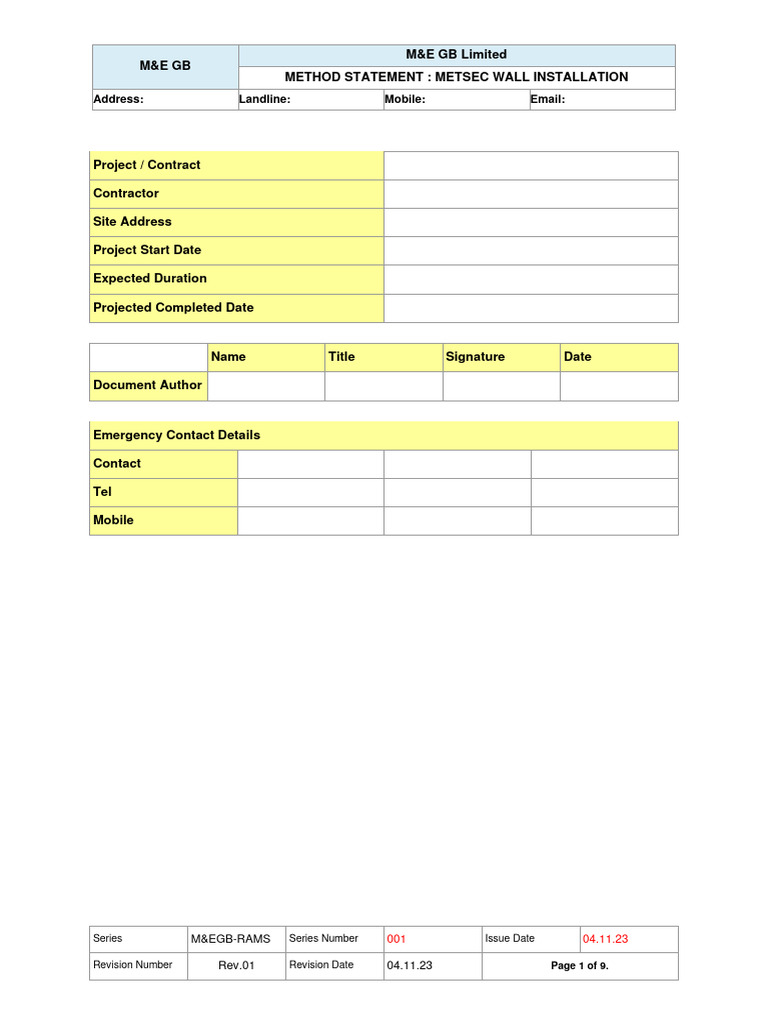 Metsec Rams | PDF | Personal Protective Equipment | First Aid
