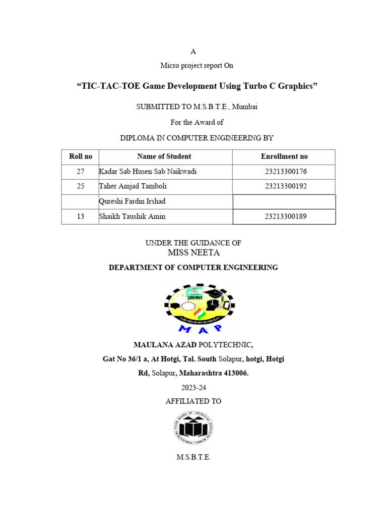 Microproject CGR COMPLETE 1 | PDF | Information Technology | Software Development