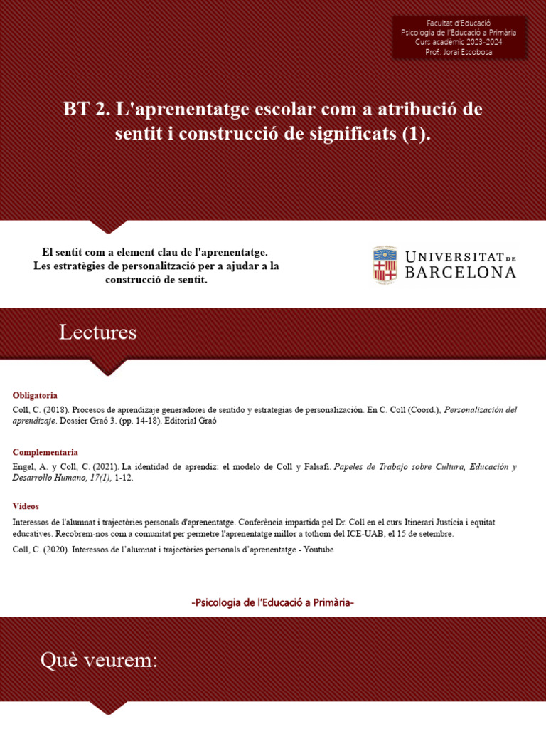 BT2. Continguts | PDF