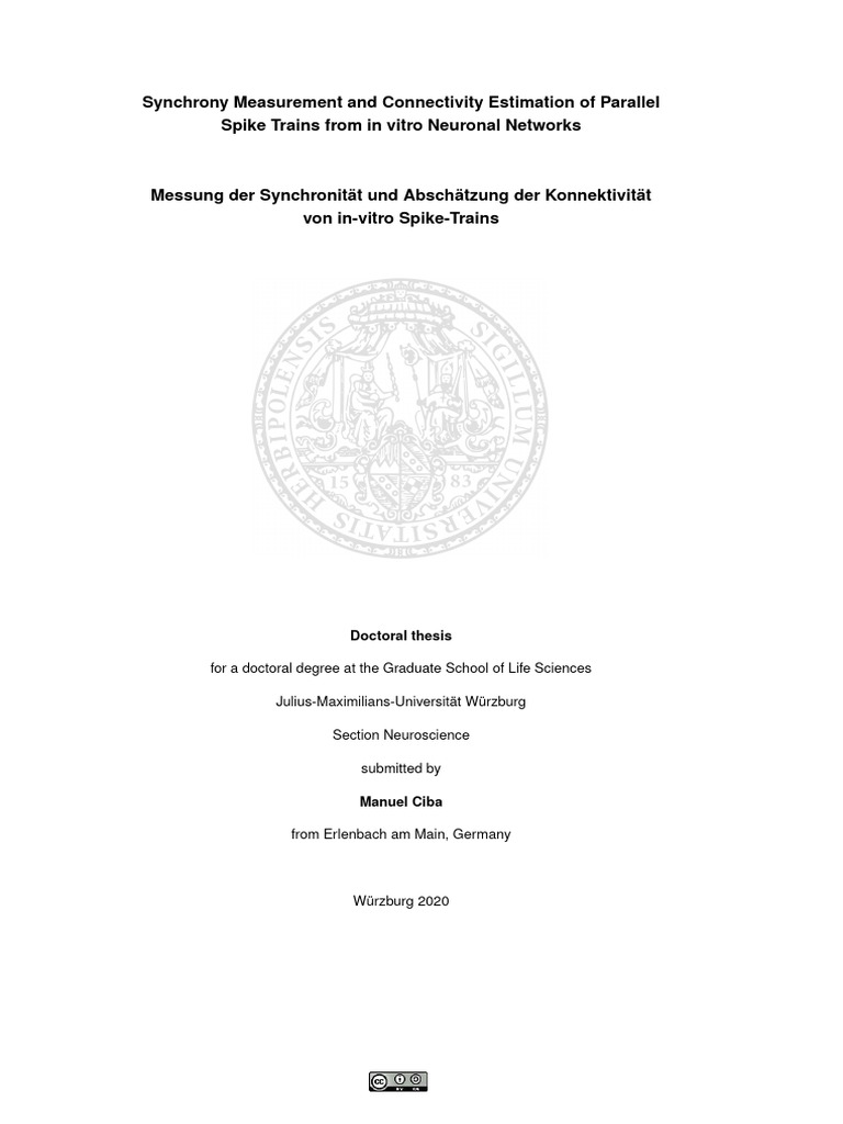 Synchrony Measurement and Connectivity Estimation | PDF | Neural Oscillation | Brain