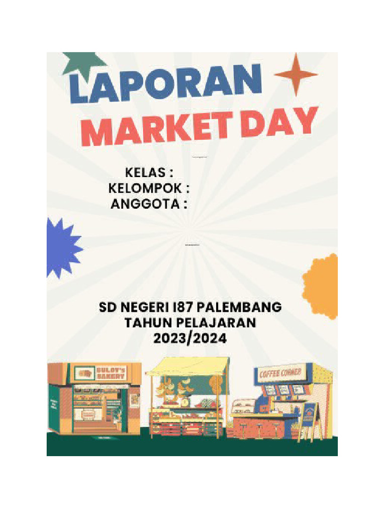 Laporan Market Day | PDF | Karier & Perkembangan | Bisnis