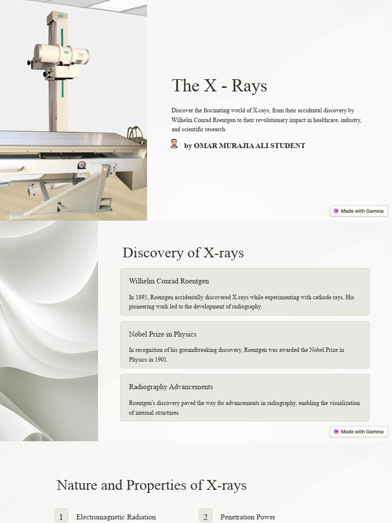The X Rays | PDF | X Ray | Radiography
