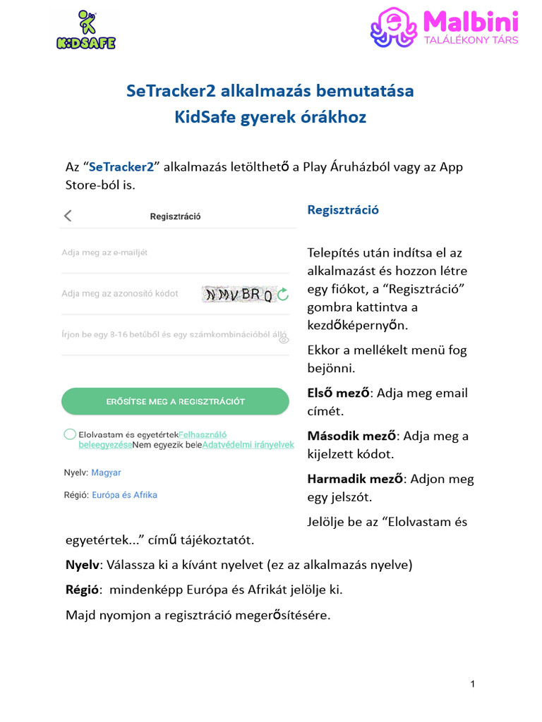 SeTracker2 Útmutató | PDF