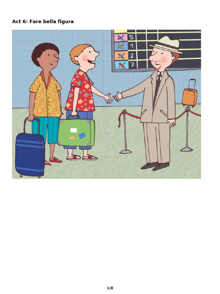 Act 06 Fare Bella Figura | PDF