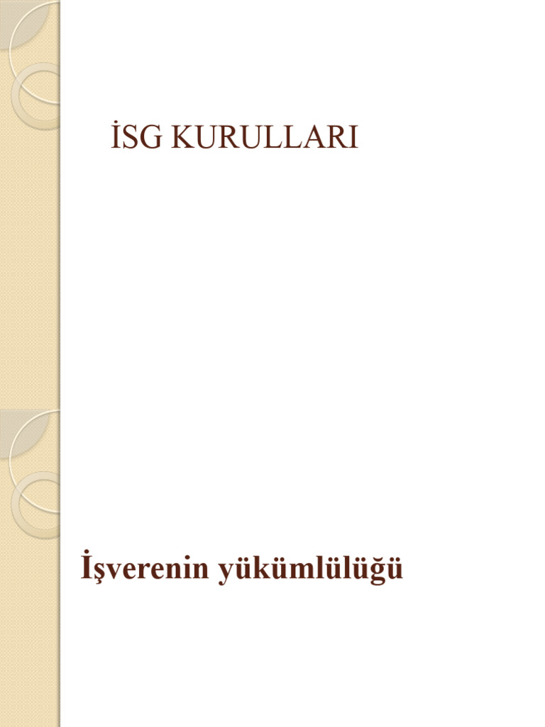 İsg Kurullari | PDF