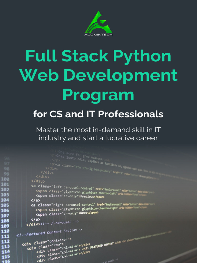 Python Full Stack Program | PDF | World Wide Web | Internet & Web