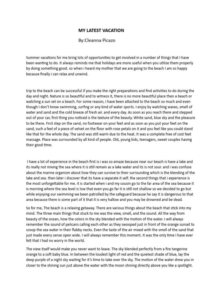 1k Words | PDF | Sea | Beach