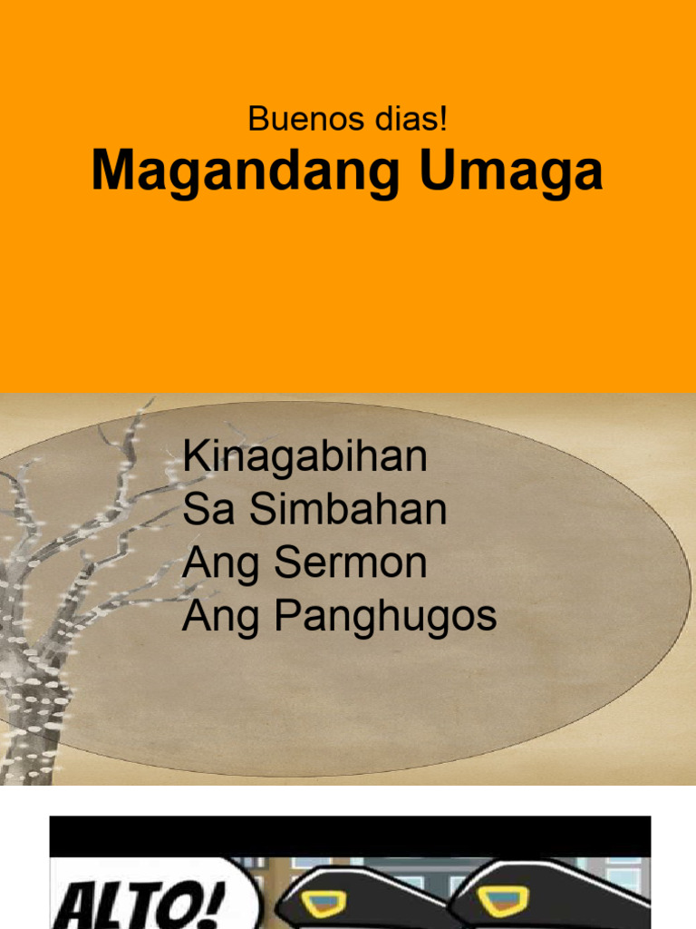 Simbahan, Ang Sermon, Ang Panghugos | PDF