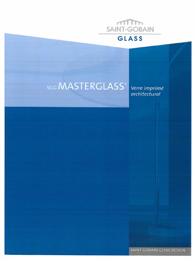 Vitrages SAINT GOBAIN Masterglass | PDF