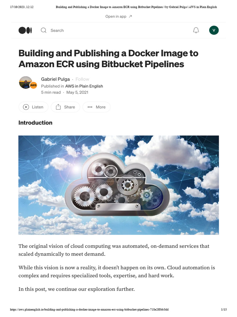 Building and Publishing A Docker Image To Amazon ECR Using Bitbucket Pipelines - by Gabriel ...